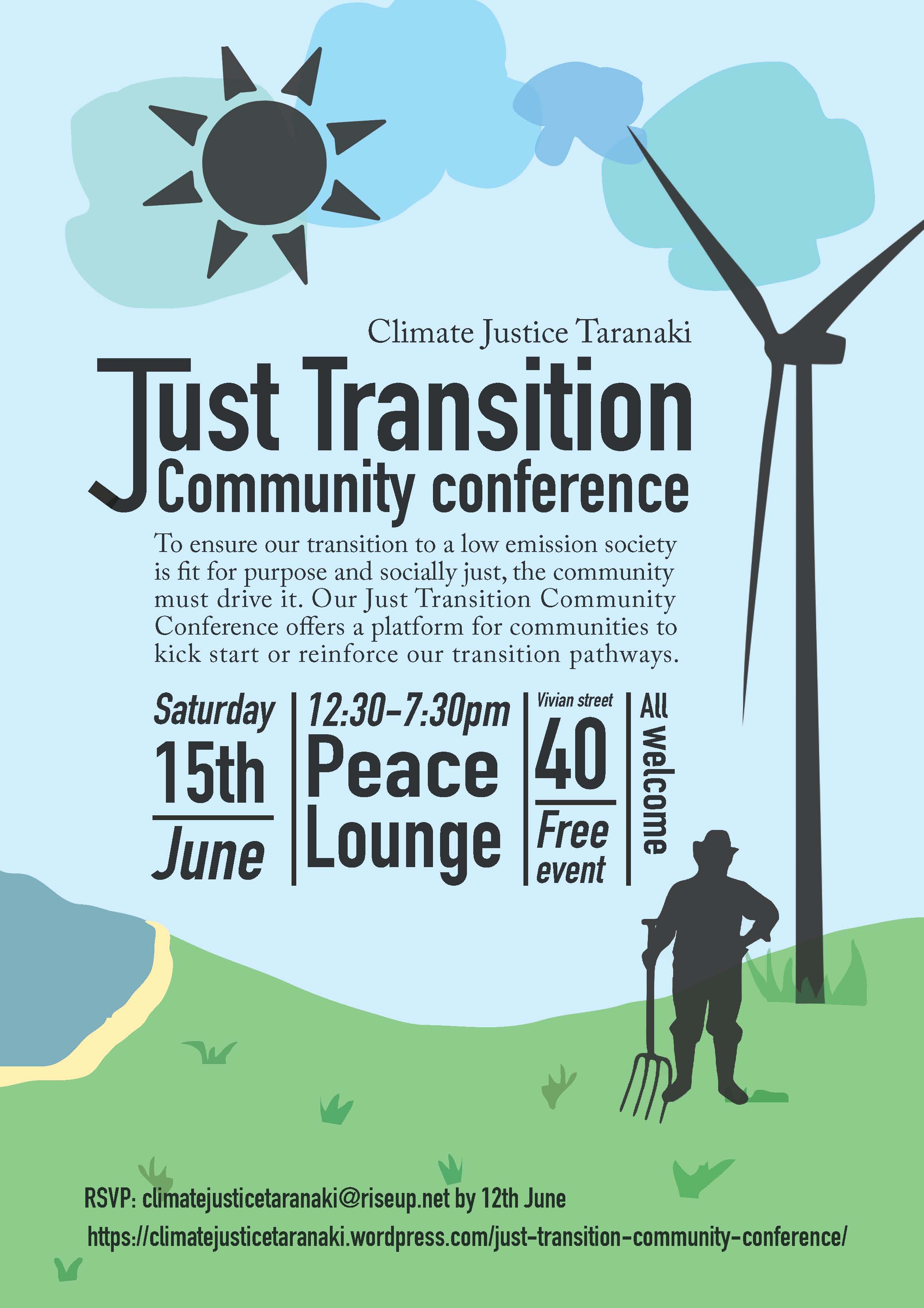 Just Transition Community Conference – Climate Justice Taranaki